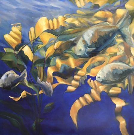 Artist Leanne Hamilton presents her collection of undersea art