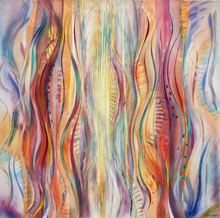 Colorful Mixed Media Abstract Artwork by Ushana Mara | Artsy Shark