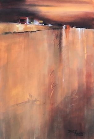 Impressionistic Watercolors of Highways by Elaine Nunnally I Artsy Shark
