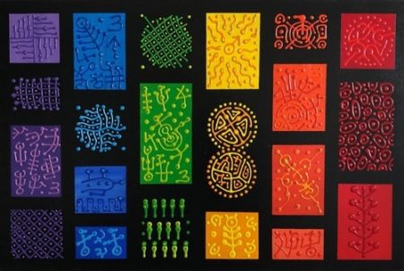 Colorful, Textured Abstract Art by Dave Behrens I Artsy Shark