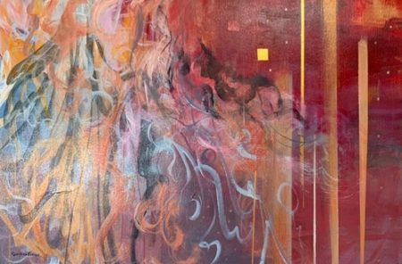 Expressive Mixed Media Abstract Art by Robin Maria Pedrero I Artsy Shark