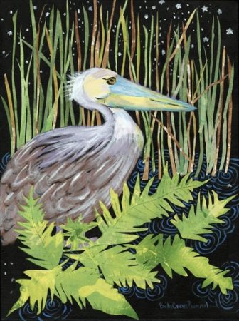 Collage with Hand-Printed Papers by Beth Rommel I Artsy Shark