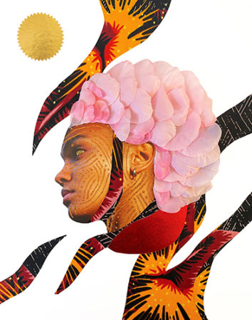 Black Art Mixed Media Collages by Rashad Ali Muhammad I Artsy Shark