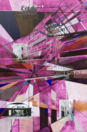 Complex Abstract Architectural Paintings by E. Bruce Phillips I Artsy Shark