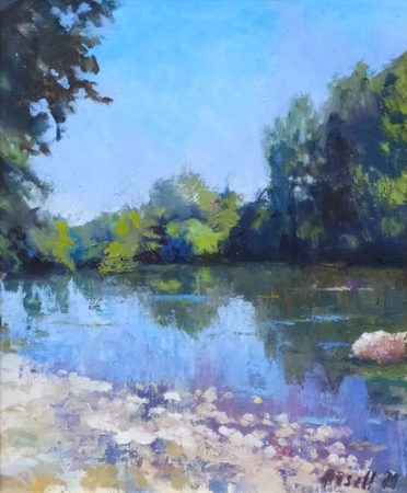 French Urban and Landscape Oil Paintings by Alan Ansell I Artsy Shark