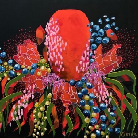 Bold and Colorful Floral Portraits by Victoria Beths I Artsy Shark