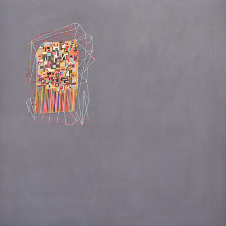 Abstract Needlepoint Paintings by Andrée B. Carter I Artsy Shark