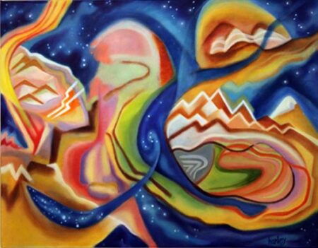 Vibrant Paintings and Collages by Lynn Hanley I Artsy Shark