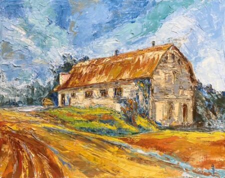 Textural Landscape Paintings by Gale Suver I Artsy Shark