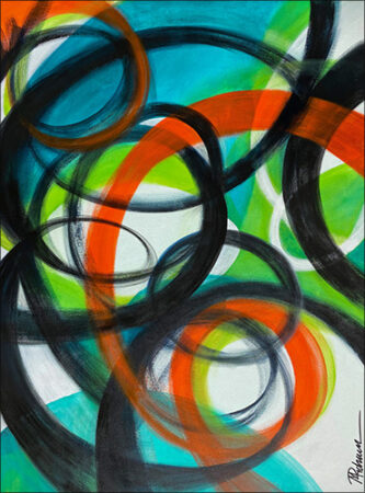 Vibrant Abstract Paintings by Merritt Richardson I Artsy Shark
