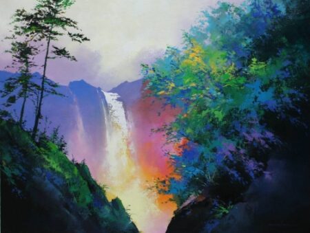 Dynamic Landscape Paintings by Thomas Leung