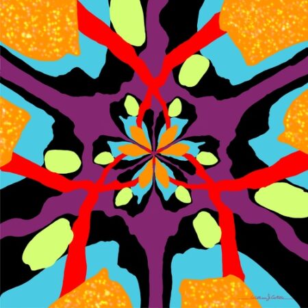 Vibrant Abstract Art by William John Costello I Artsy Shark