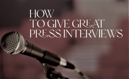 How to Give Great Press Interviews | Artsy Shark